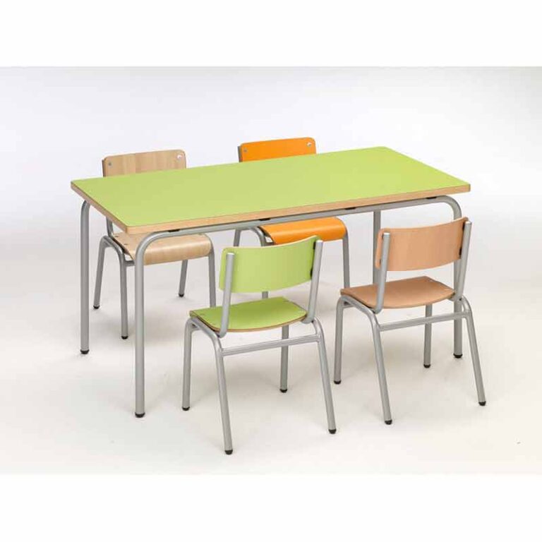 Mesa infantil 732 serie colors. Mobiliario escolar Enclave Educativo.