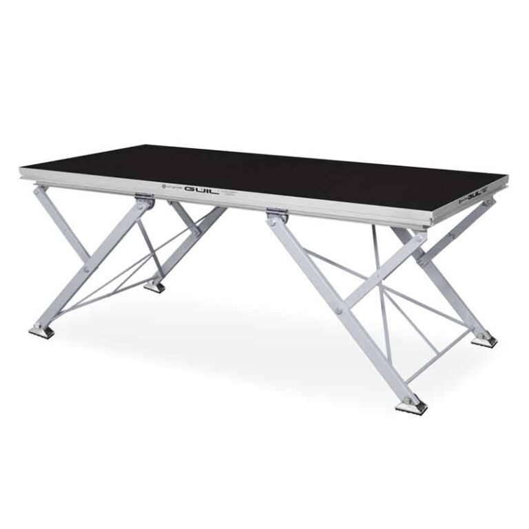 Tarima de aluminio TM441. Escenario para colegios